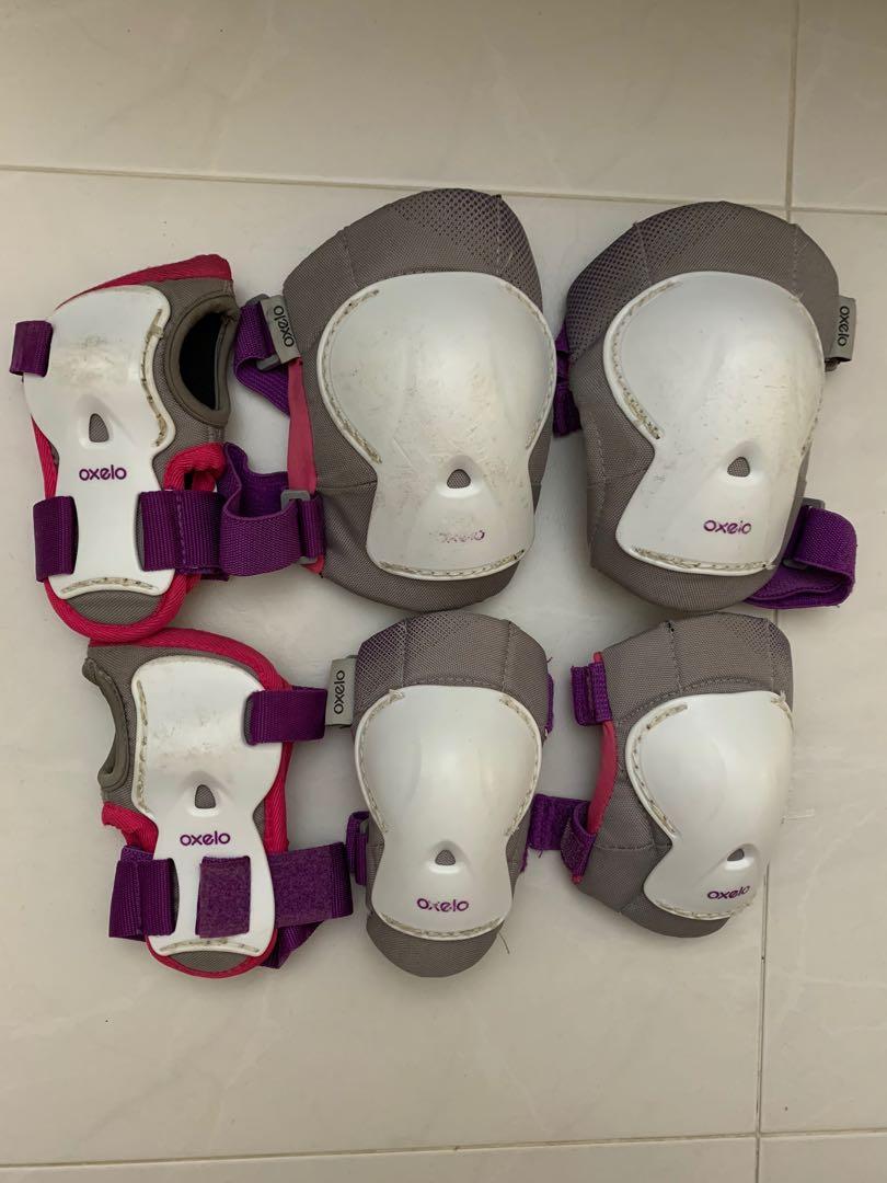 Decathlon OXELO protection set for kids, Health & Nutrition, Face Masks ...