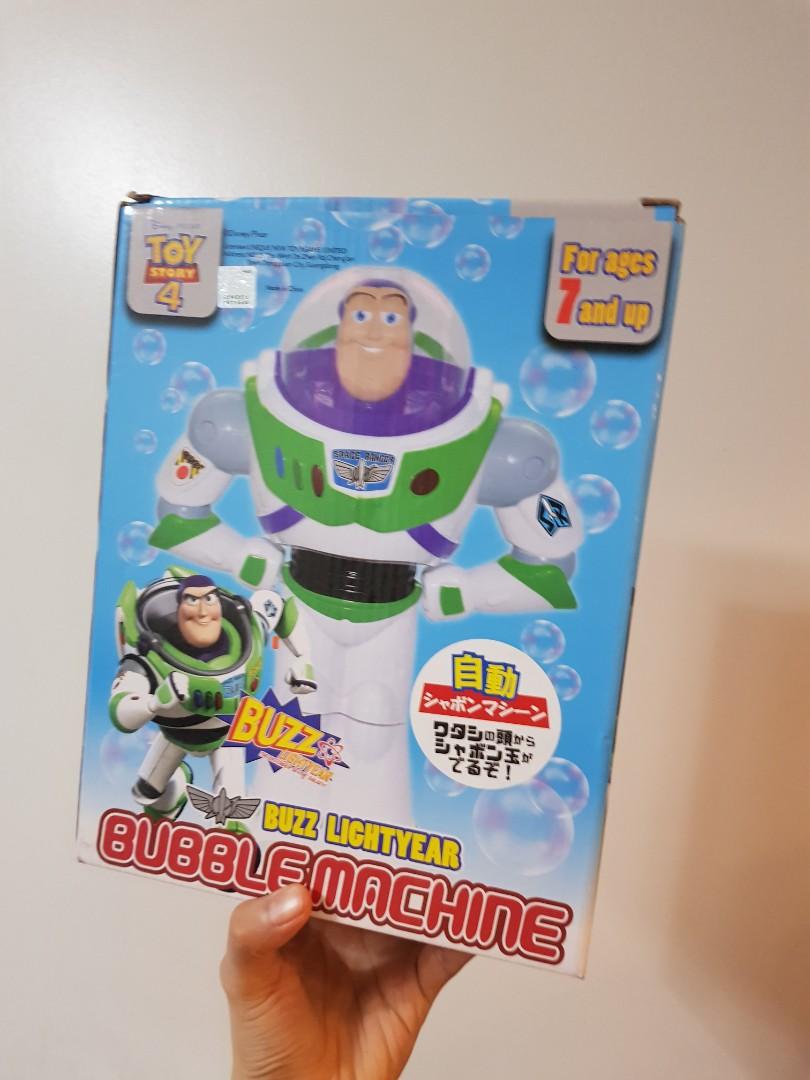 Disney Pixar Toy Story Buzz Lightyear Bubble Maker Machine, Hobbies ...
