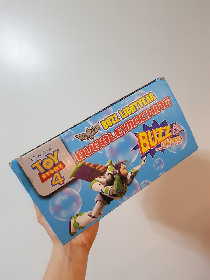 Disney Pixar Toy Story Buzz Lightyear Bubble Maker Machine, Hobbies ...