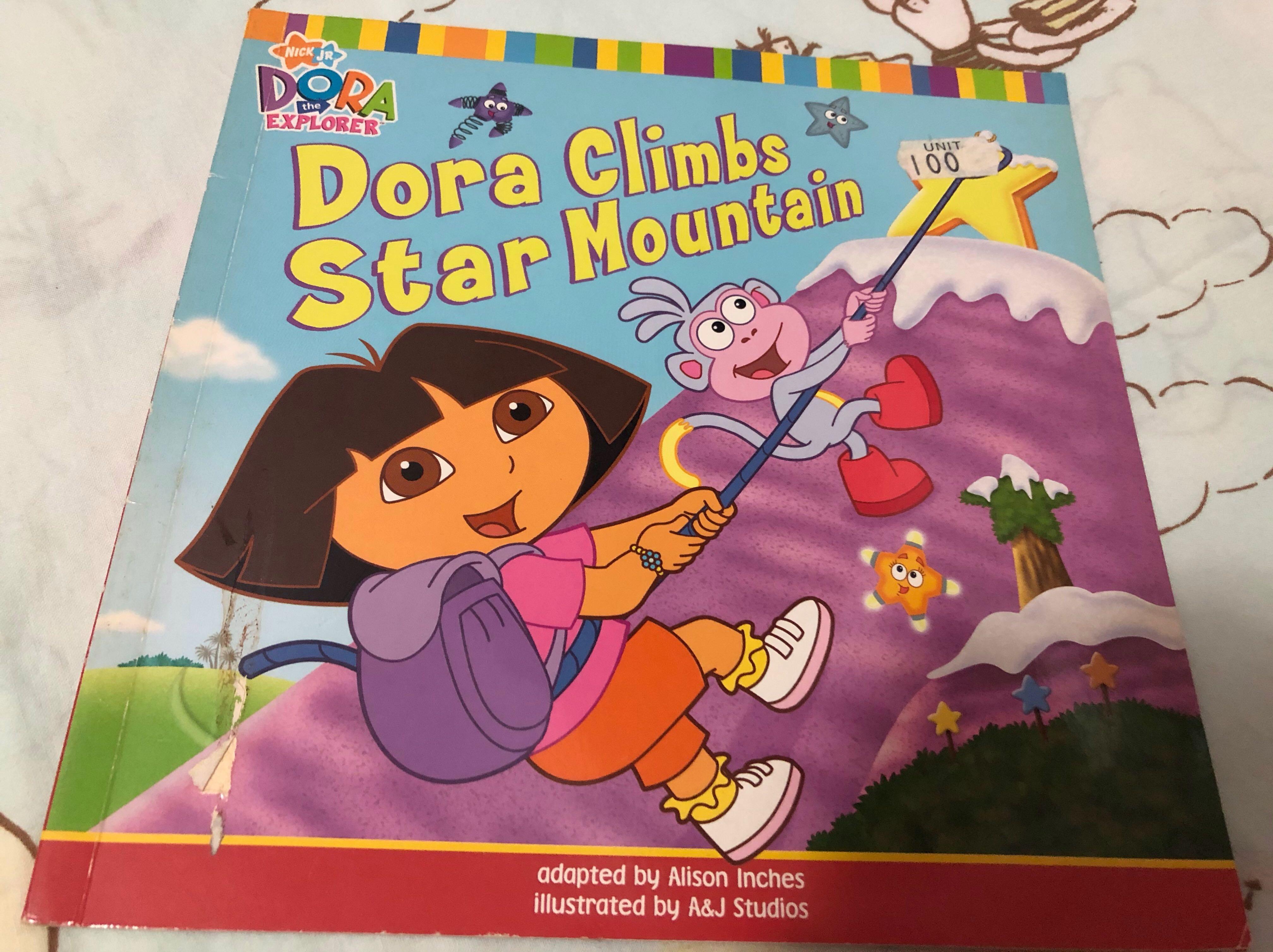 Dora the explorer Dora climbs star mountain, 興趣及遊戲, 書本 & 文具, 小朋友書 ...