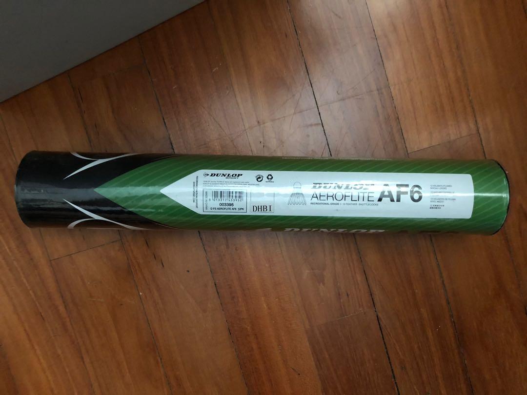 Dunlop AF6 shuttlecock, Sports Equipment, Sports & Games, Racket & Ball ...