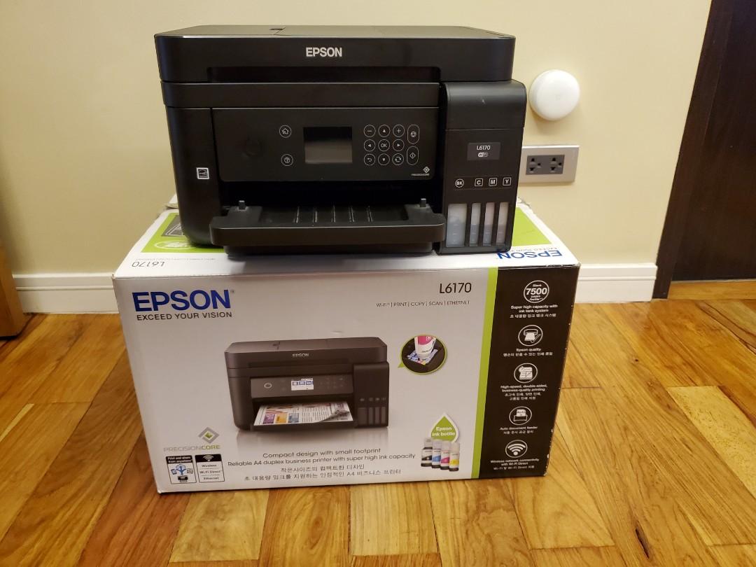 EPSON L6170 color printer copier scanner, Computers & Tech, Printers ...