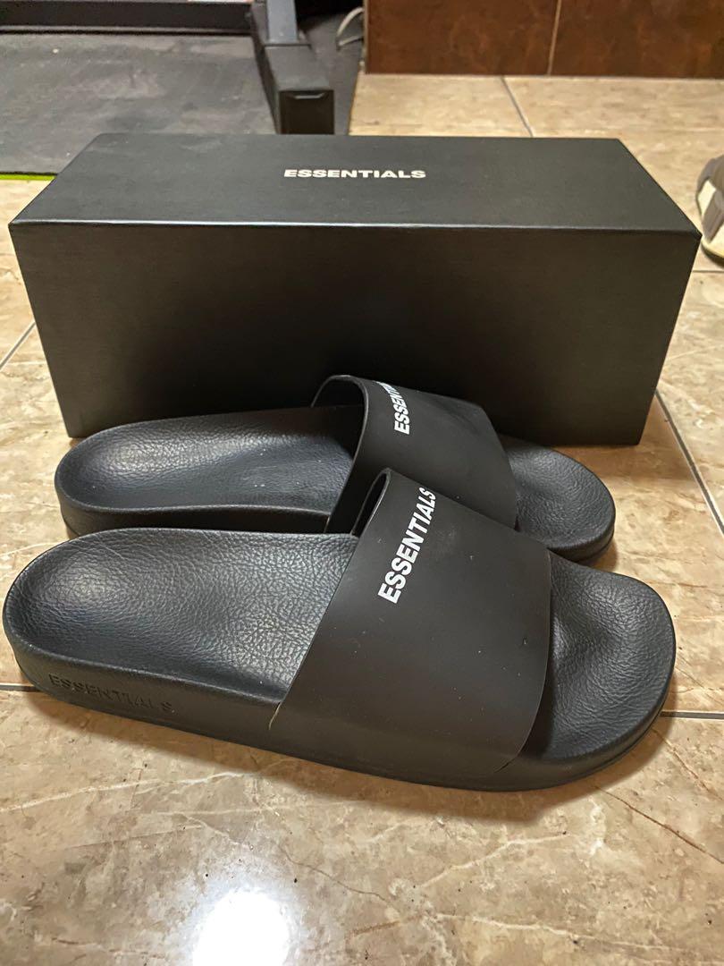 Fear of God Essential slides, Men's Fashion, Footwear, Slippers ...