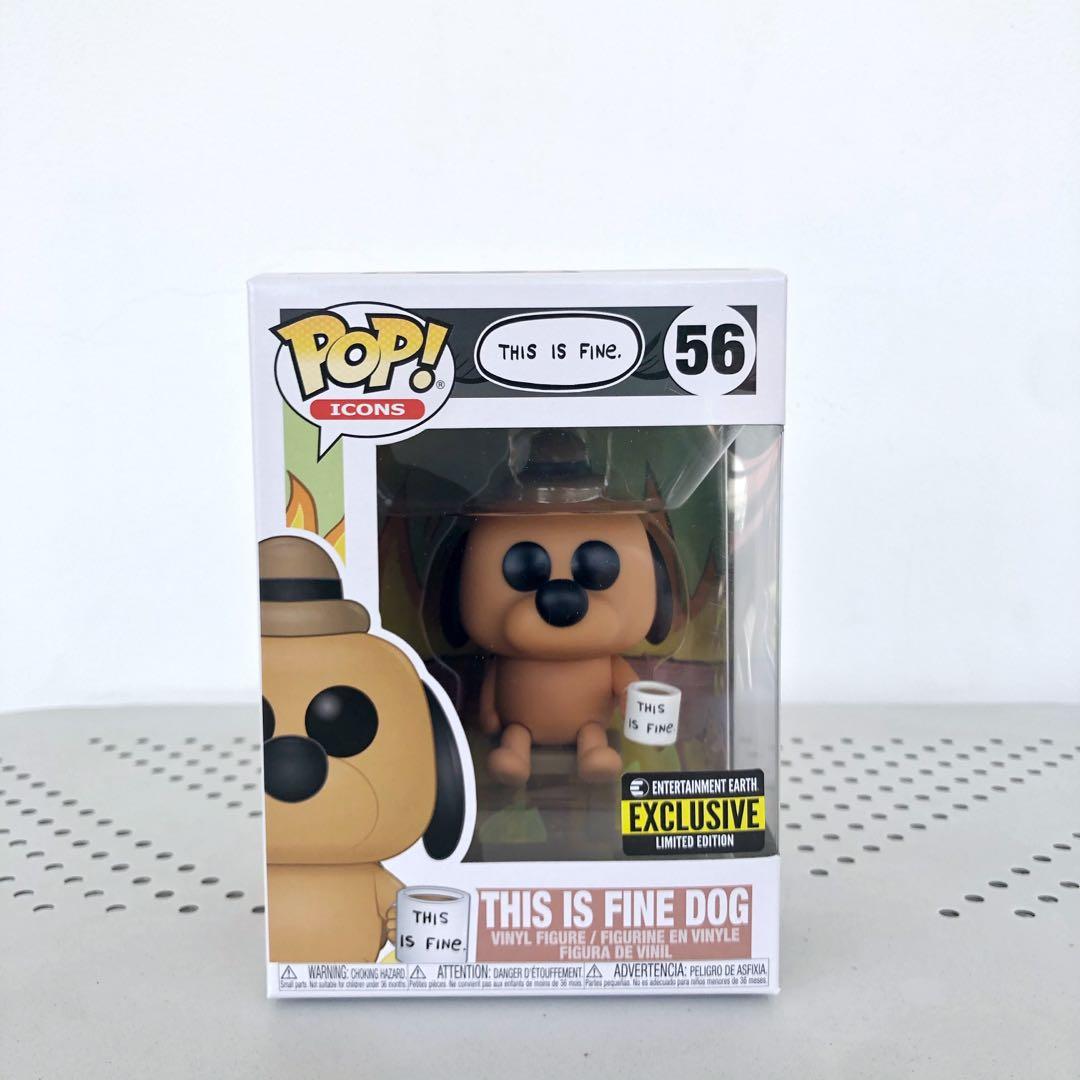 Funko POP! This is Fine Dog - Icons, Hobbies & Toys, Toys & Games on ...