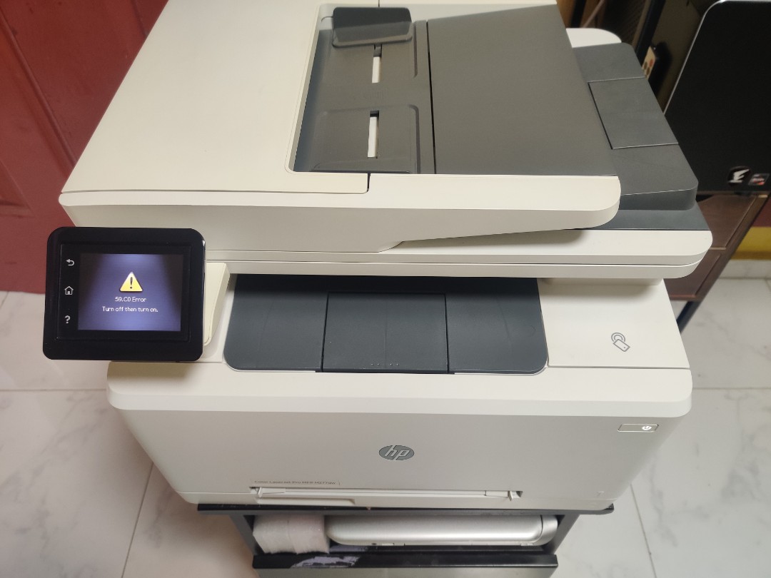 Hp colour laserjet pro M277dw printer with scanning, faxing, duplex ...