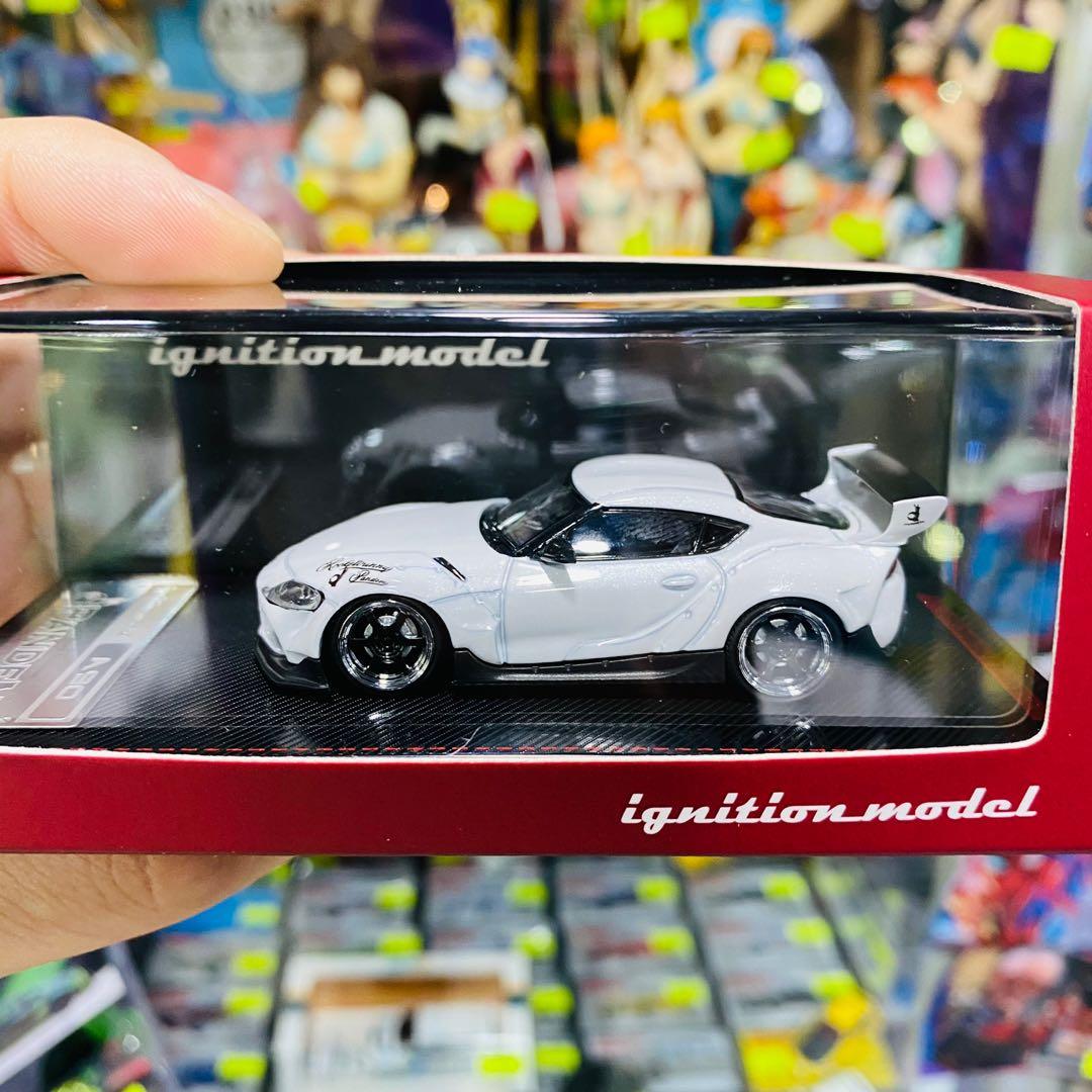 Ignition Model 1/64 Die-Cast Model Car Pandem Toyota Supra A90 Pearl ...