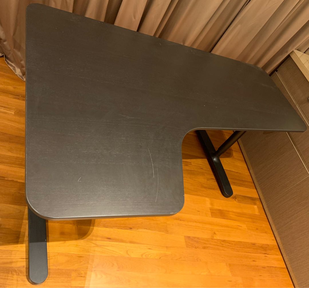 Ikea Bekant L-Shape Study Table, Furniture & Home Living, Furniture ...