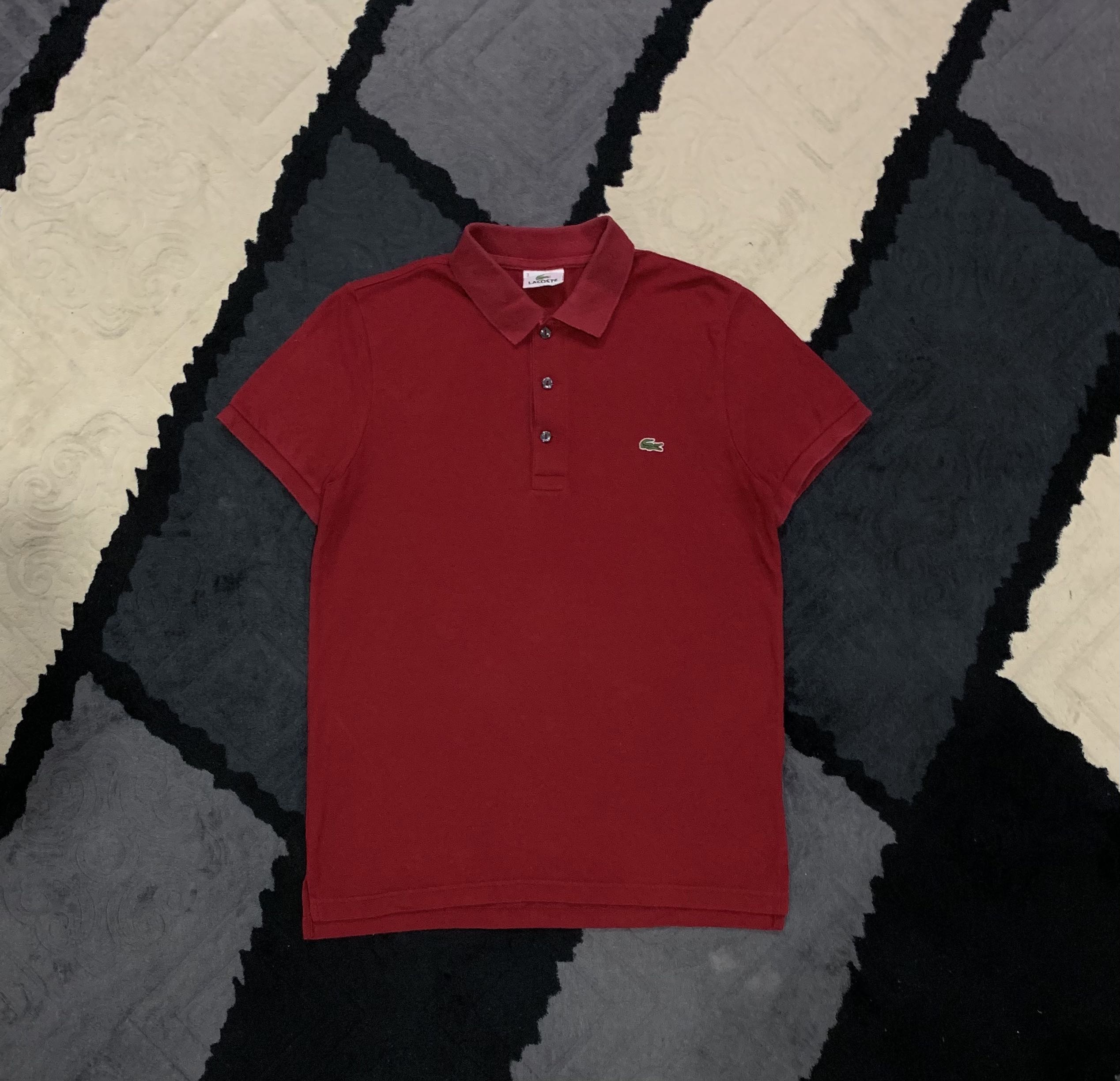Lacoste Polo Shirt in Maroon, Men's Fashion, Tops & Sets, Tshirts ...