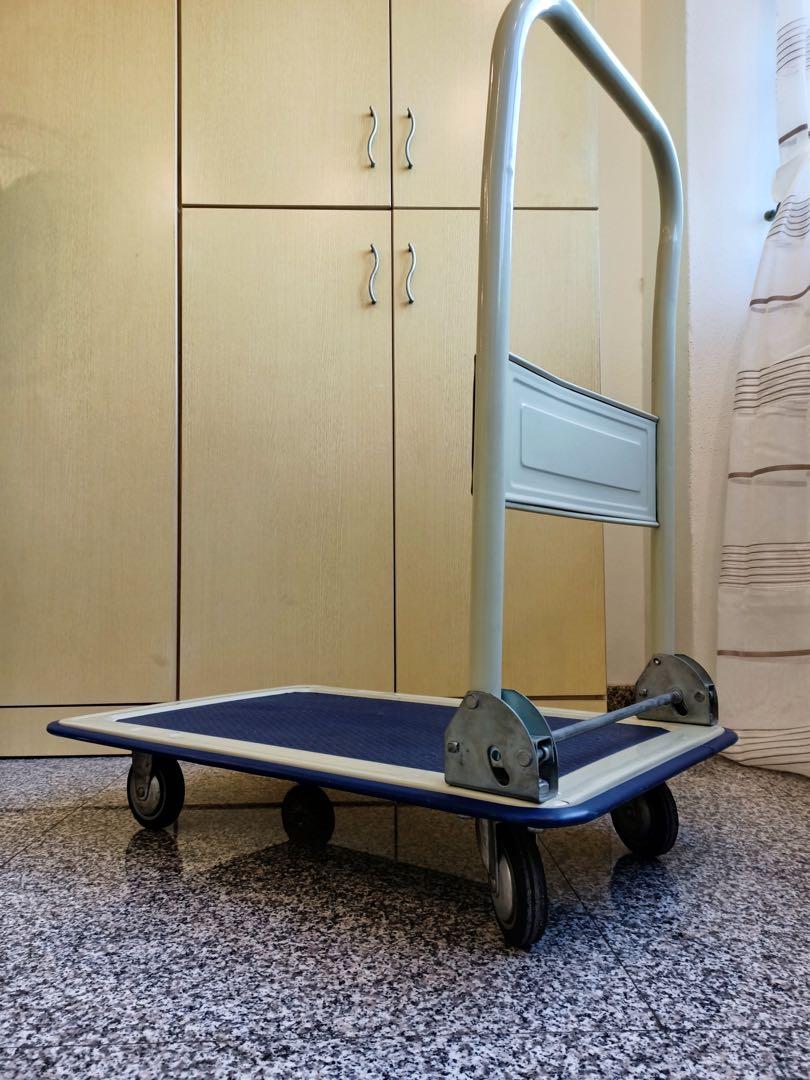 L-shape foldable trolley 150kg, Everything Else on Carousell