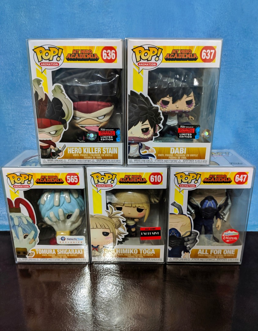 MHA Villains Funko Set, Hobbies & Toys, Toys & Games on Carousell