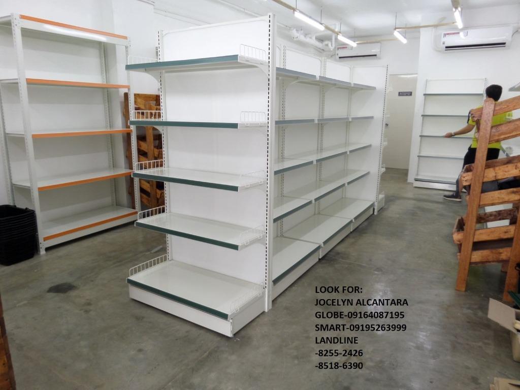 Mini marts store shelf stand Gondola Grocery shelves, Furniture & Home ...