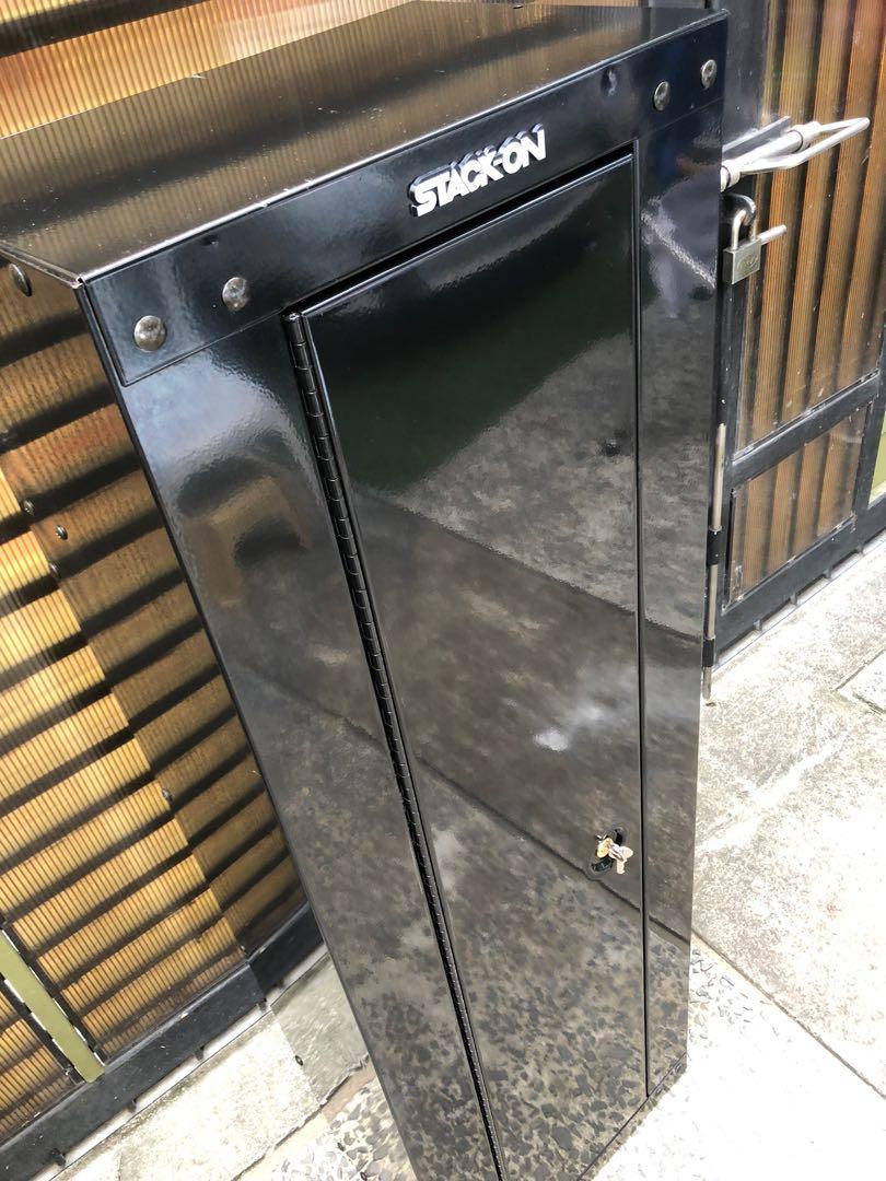 New Imported Stackon Steel 5-8 Gun Rifle Safety Firearms Cabinet Safe ...