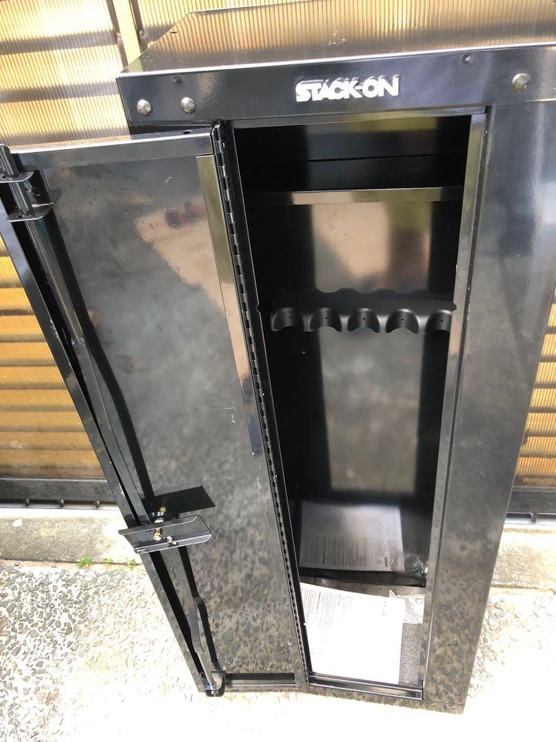 New Imported Stackon Steel 5-8 Gun Rifle Safety Firearms Cabinet Safe ...