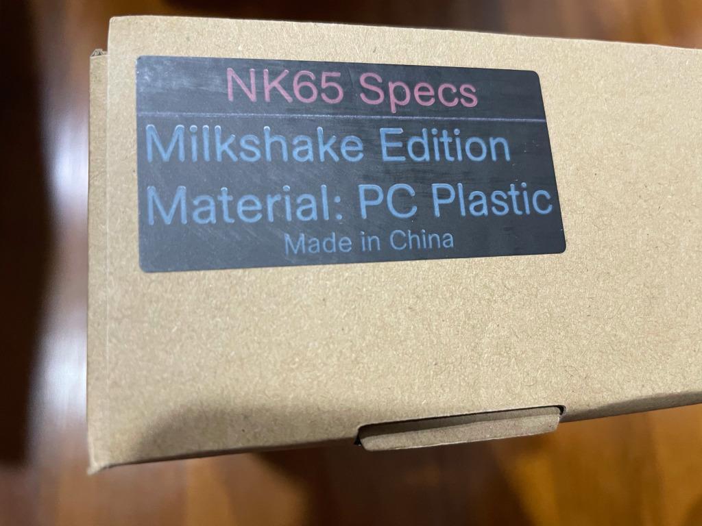NK65 Milkshake Edition mechanical keyboard complete kit, Computers ...