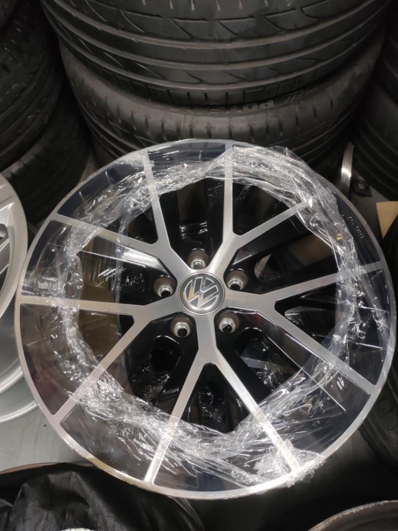 OEM VW Golf MK7 R-Line rims, Car Accessories, Accessories on Carousell