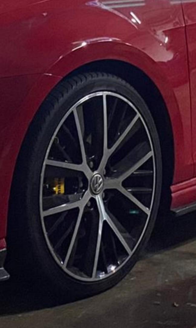 OEM VW Golf MK7 R-Line rims, Car Accessories, Accessories on Carousell