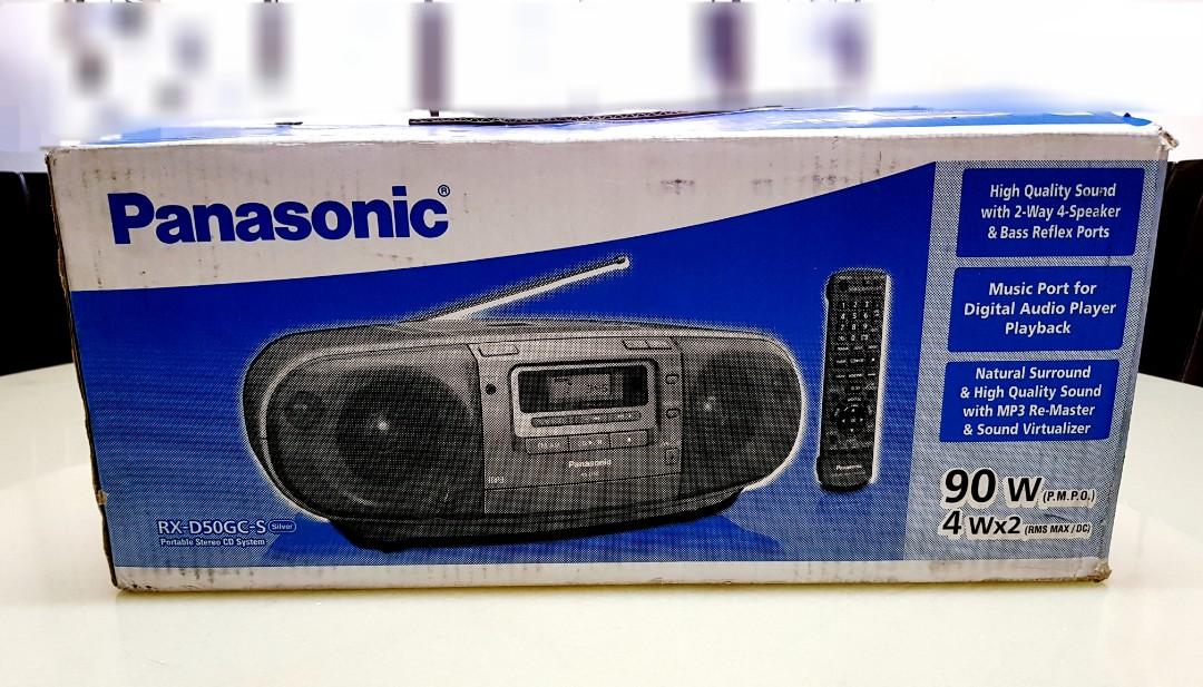 Panasonic Portable CD radio cassette recorder (Boombox), Audio ...
