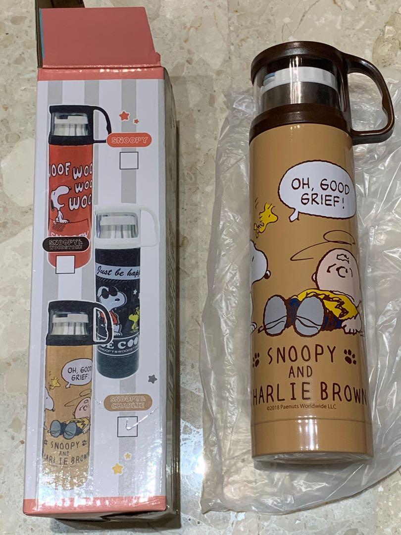 Peanuts thermal flask, Luxury, Accessories on Carousell