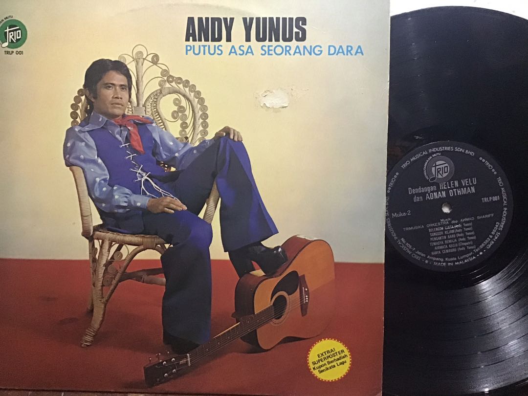 LP Andy Yunus Adnan Othman & Helen Velu VINYL RECORD Anubis Piring ...