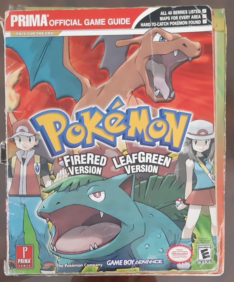 Pokemon official guide FireRed LeafGreen, Hobbies & Toys, Toys & Games ...