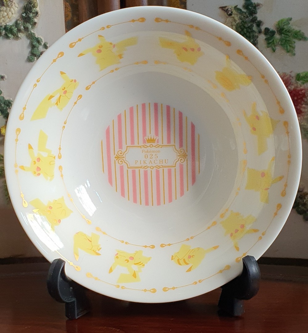 Pokemon Pikachu Bowl (4cm x 12.5cm), Furniture & Home Living ...
