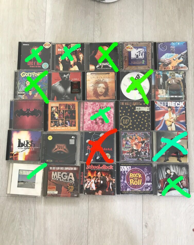 Free Rock Music CDs, Hobbies & Toys, Music & Media, CDs & DVDs on Carousell
