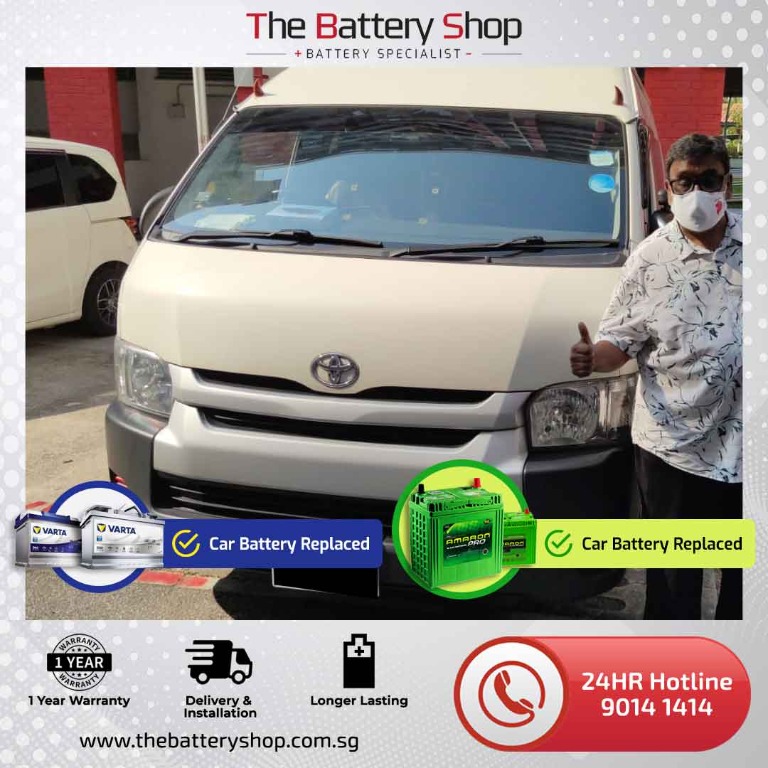 Satisfied Customer Toyota Hiace High Roof 24HR Car Battery Replacement ...