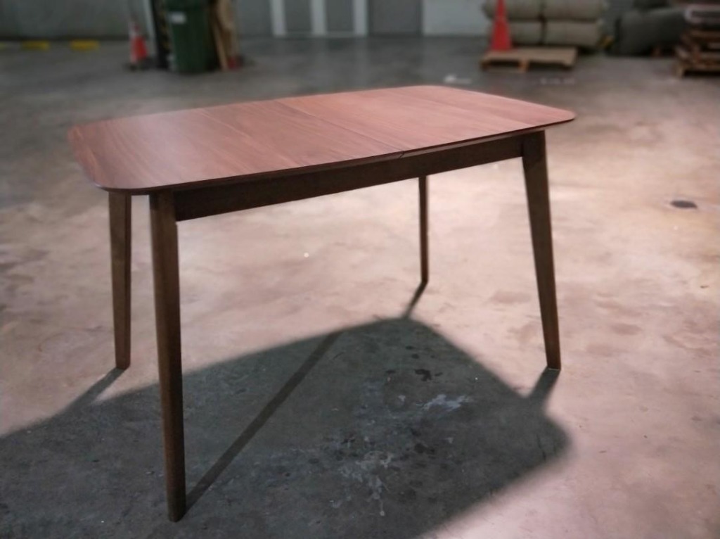 TRAX Extendable Dining Table in WALNUT, Furniture & Home Living ...