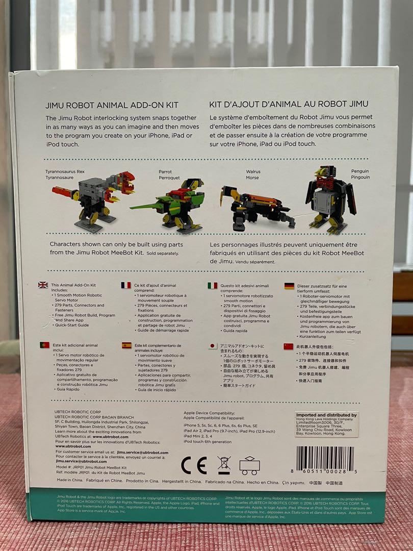 UBTech Jimu Robot - MeeBot & Animal Add-on Kit, Hobbies & Toys, Toys ...