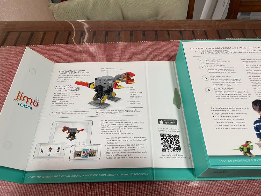 UBTech Jimu Robot - MeeBot & Animal Add-on Kit, Hobbies & Toys, Toys ...