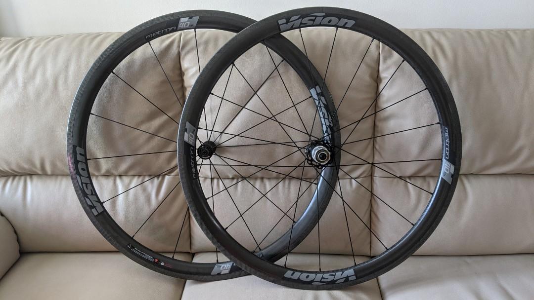 (BNIB) Vision Metron 40 SL Clincher Shimano 11 spd wheelset, Sports ...