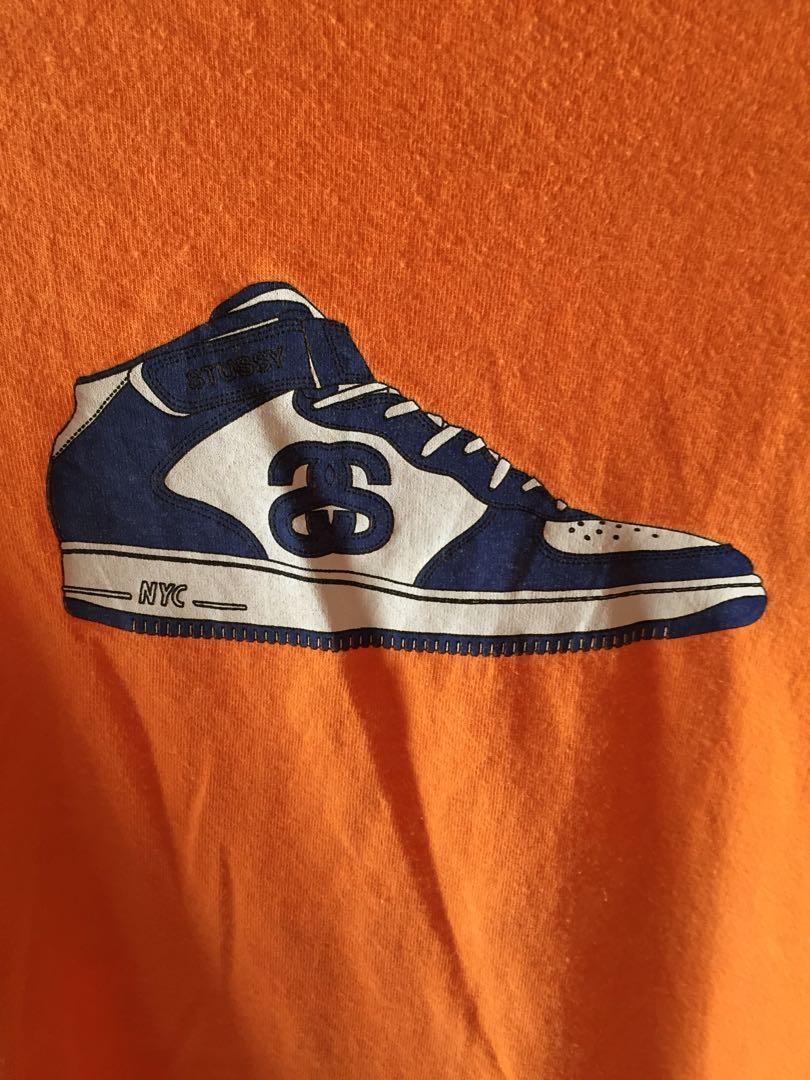 Vtg Stussy Air Force One Rip Off, Men's Fashion, Tops & Sets, Tshirts ...