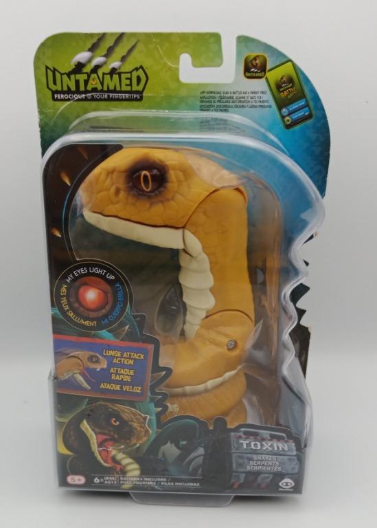 WOWWEE Untamed Snakes Toxin Rattle Snake Friendly Interactive Toy ...