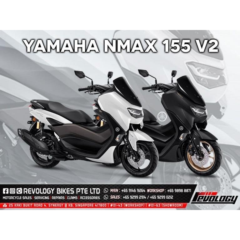 YAMAHA NMAX 155 V2 MILKY WHITE/MATTE BLACK FOR SALE, Motorcycles ...