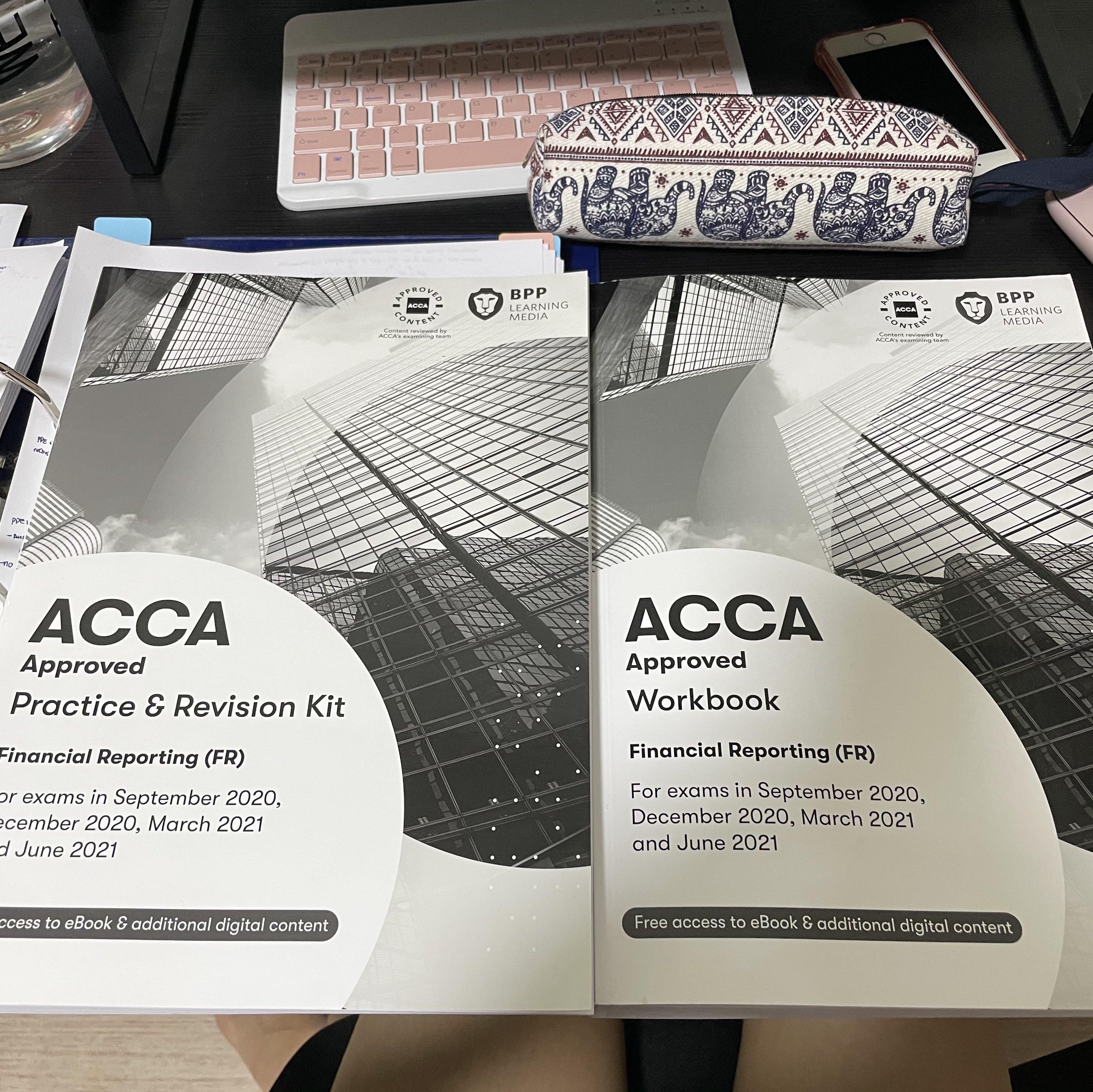 2021 ACCA FINANCIAL REPORTING (FR) text book & revision kit, Hobbies & Toys, Books & Magazines ...