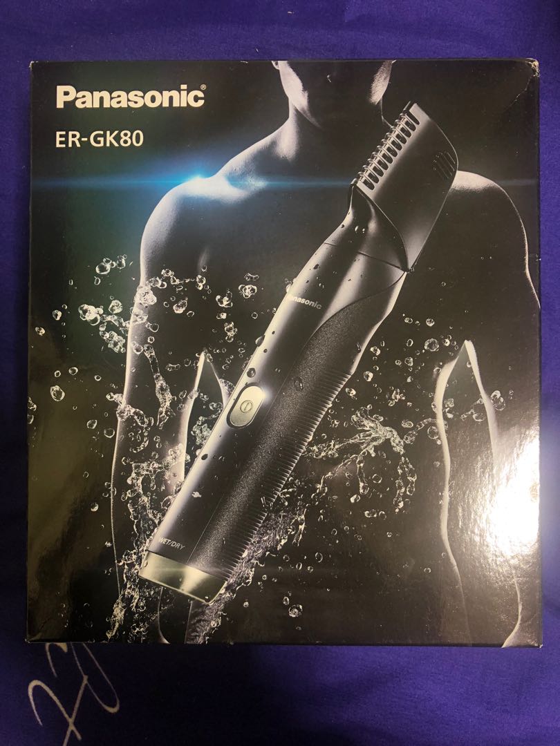 〈全新現貨〉日本 PANASONIC 國際牌 ER-GK80 男士專用 電動除毛刀, 美容＆化妝品, 男士美容 ＆ 護理 - Carousell