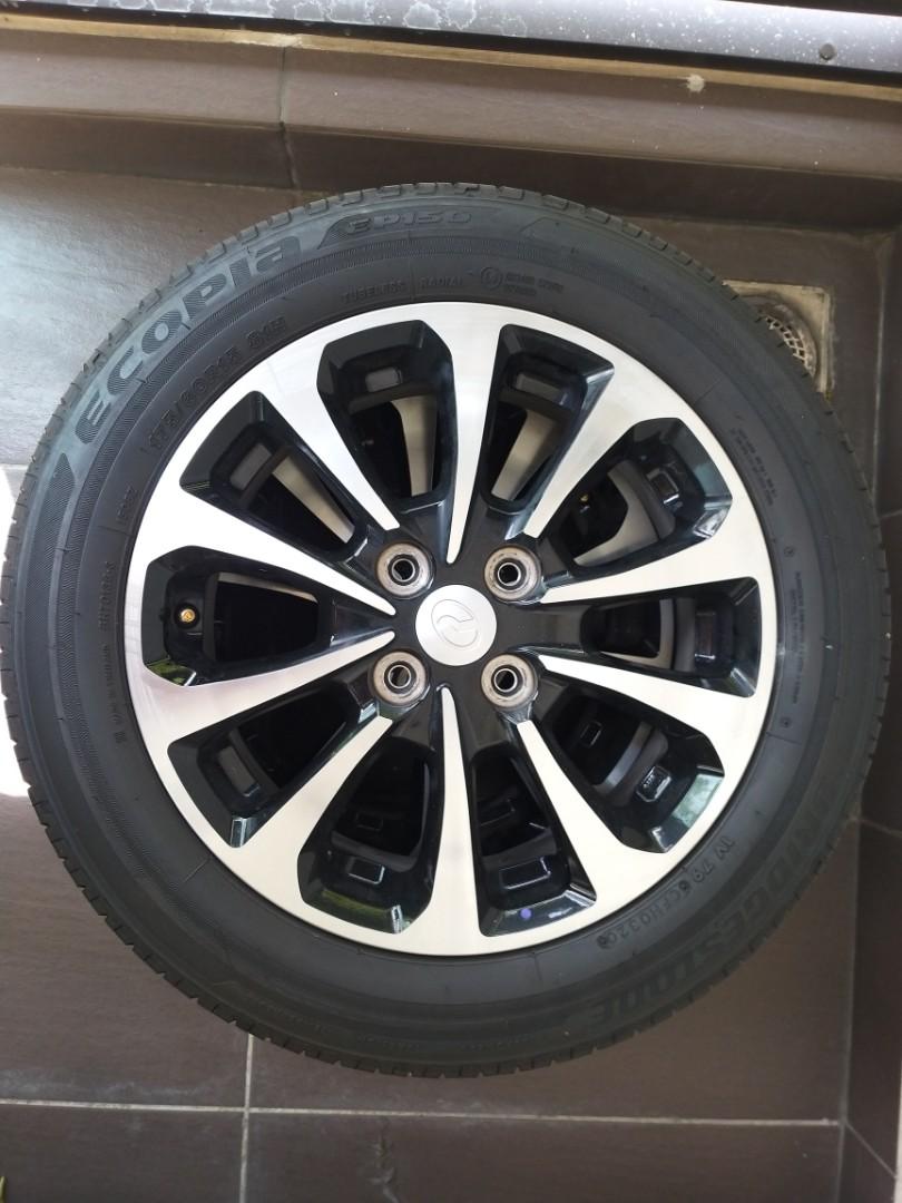 Bezza 2020 Rims + Tyres, Auto Accessories on Carousell