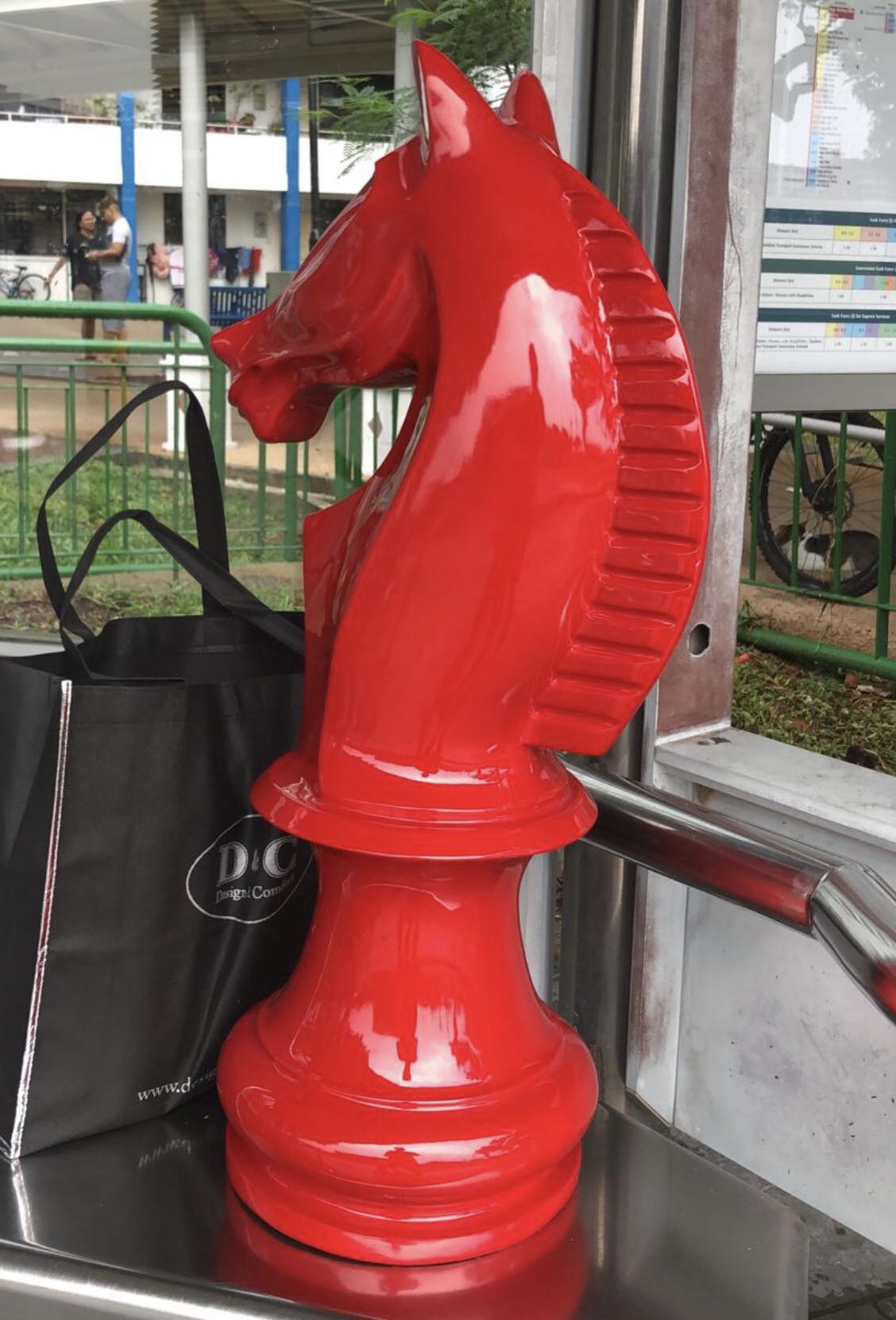 Chess - Red Knights statue, Hobbies & Toys, Stationery & Craft, Art ...