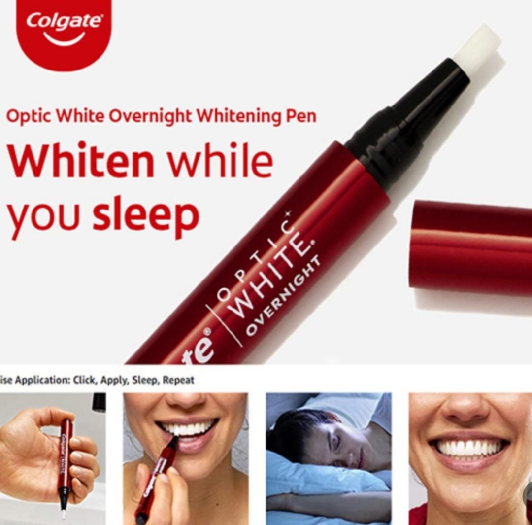 Colgate optic white overnight whitening pen, Beauty & Personal Care ...
