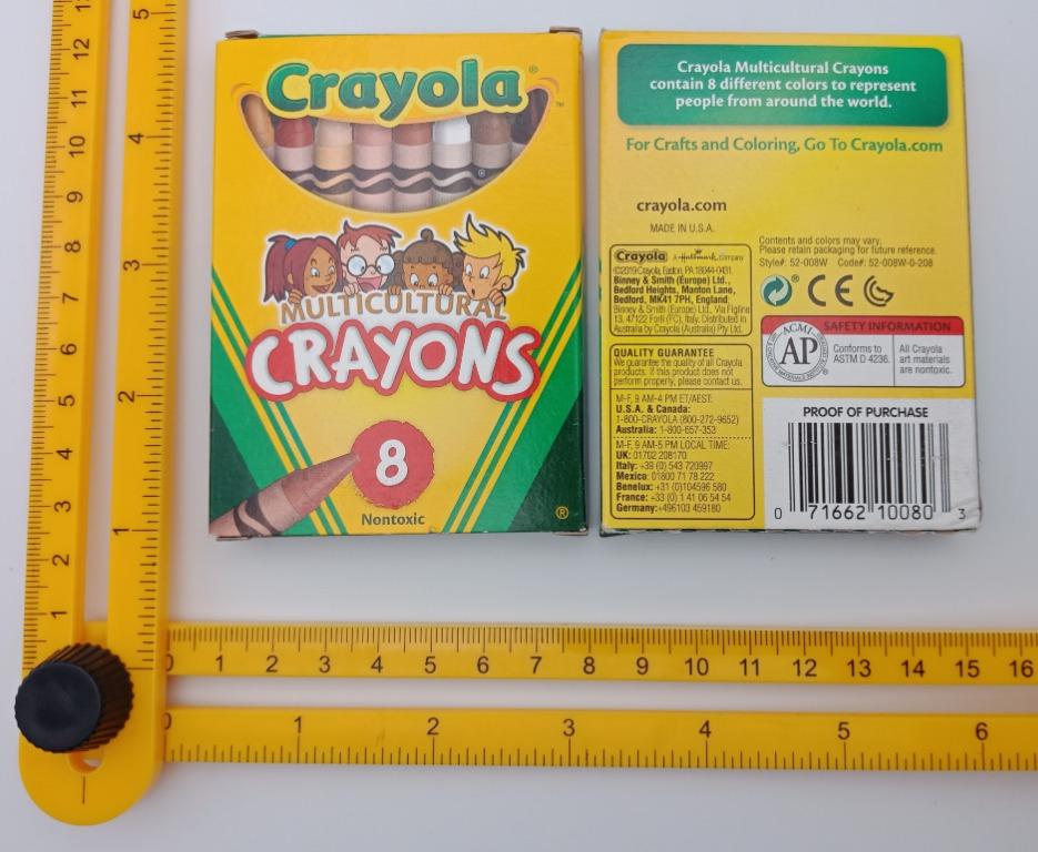 Crayola Multicultural Crayons (Pack of 8 Crayons) Colors of the World ...