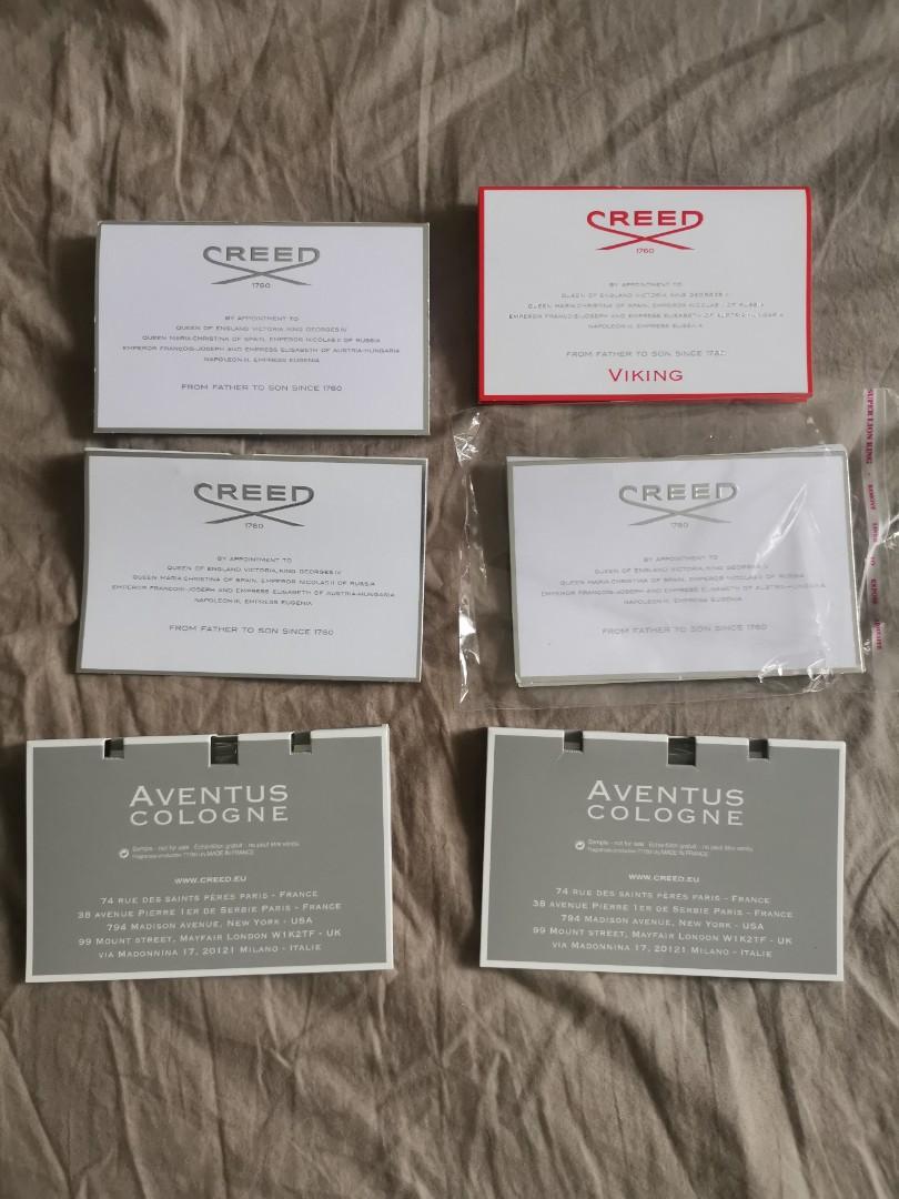 Creed Aventus Cologne, creed viking, Virgin island water, silver ...