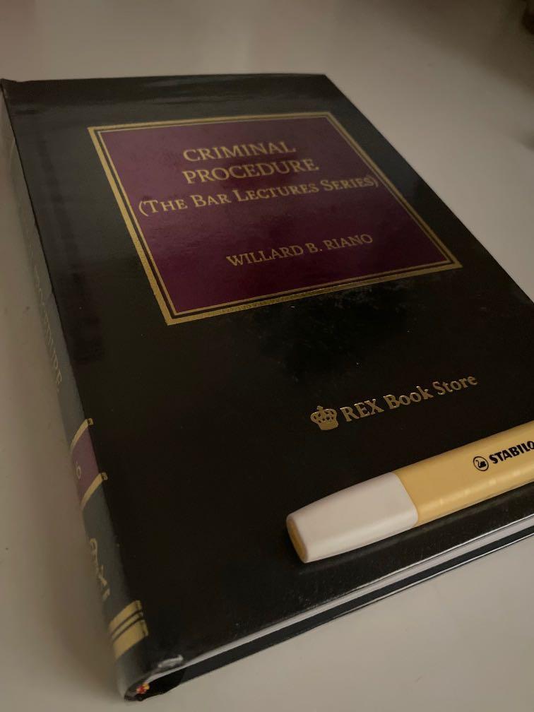 Criminal Procedure by Riano, Hobbies & Toys, Books & Magazines ...