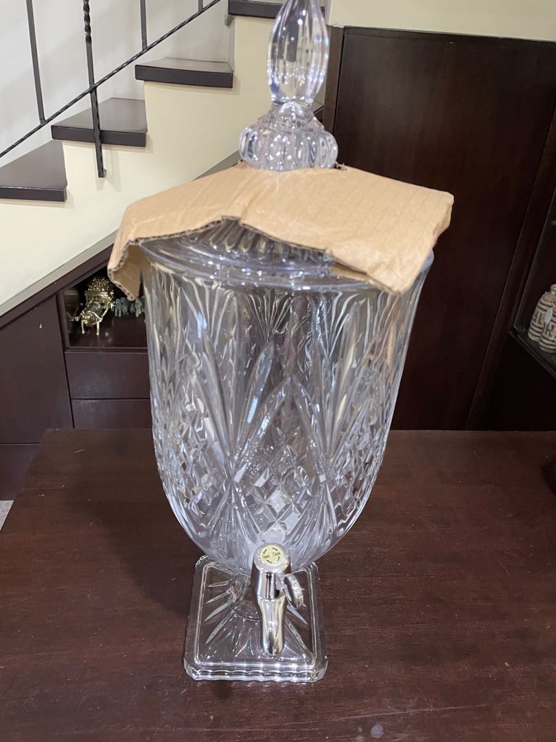 Crystal Water Dispenser, Furniture & Home Living, Kitchenware ...