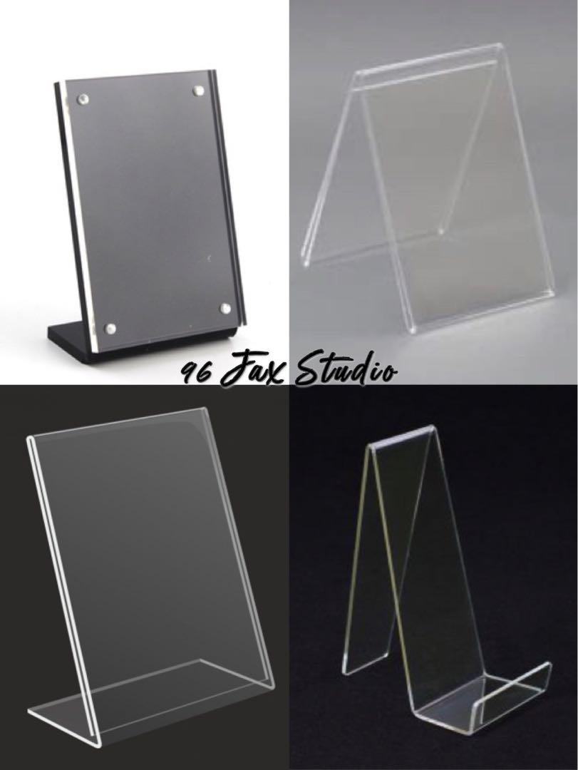 Customise Laser Cutting Acrylic Magnetic Photo Frame / Display Card ...