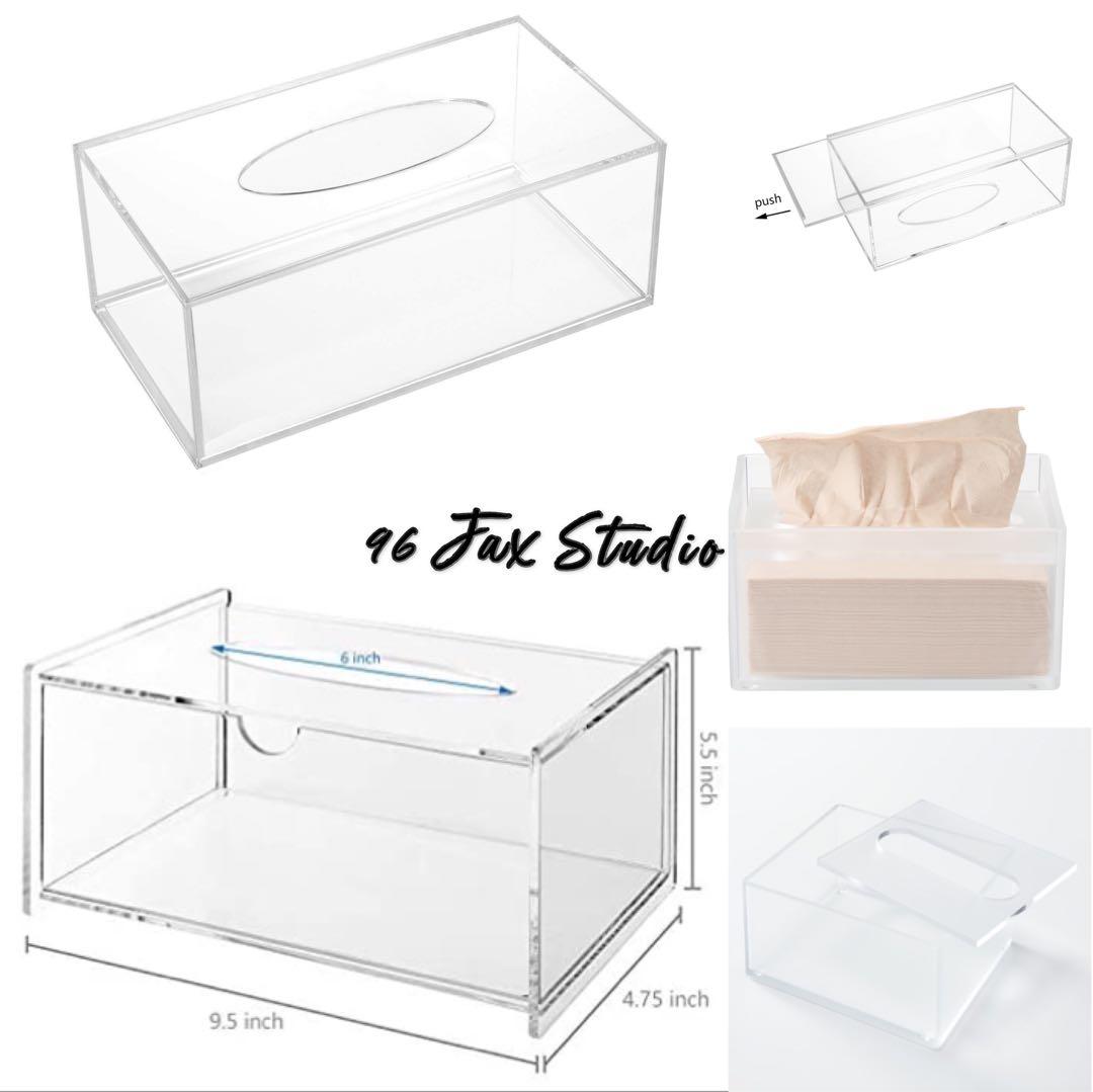 Customised Laser Cutting Acrylic Box (with or without handle) / Display ...