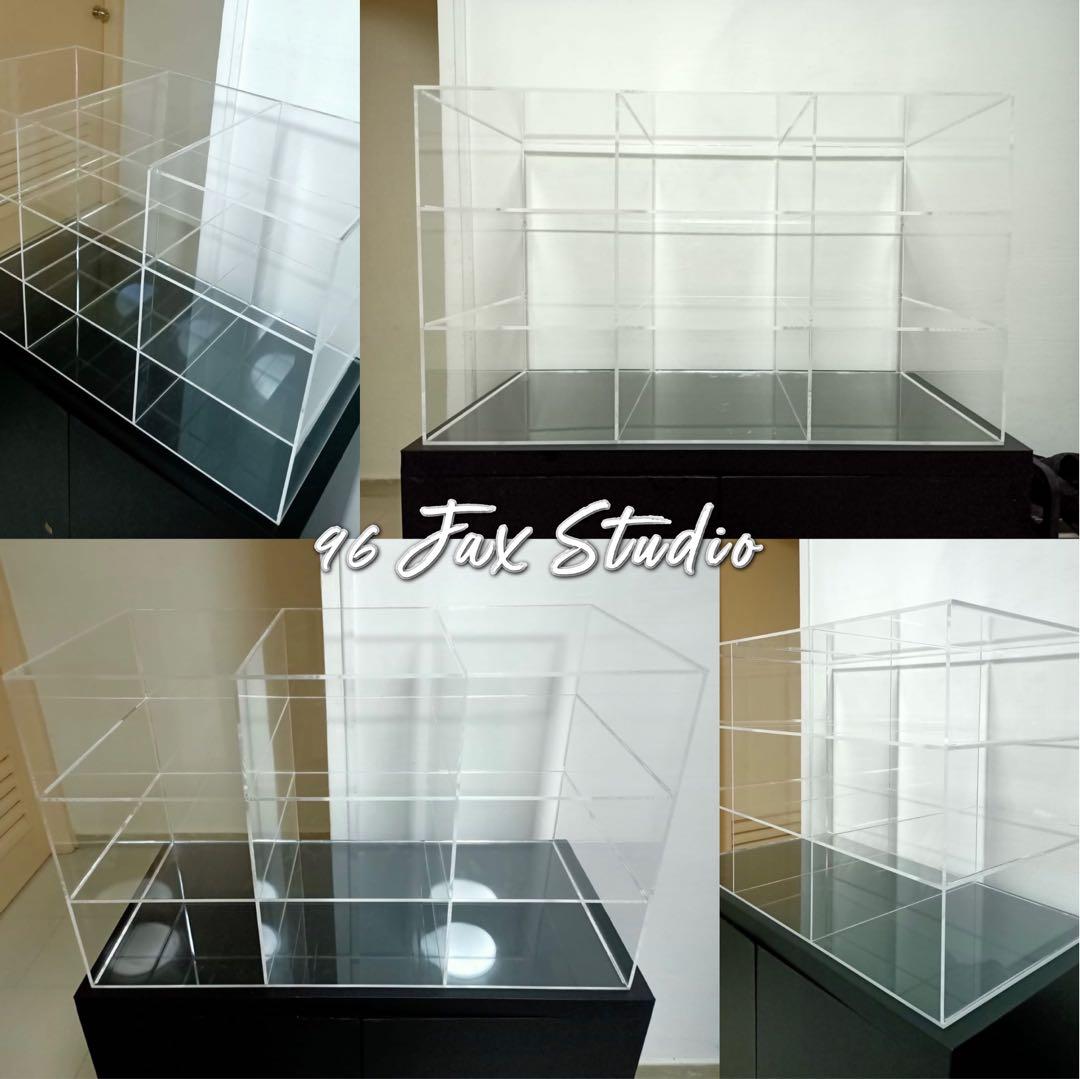 Customised Laser Cutting Acrylic Box (with or without handle) / Display ...
