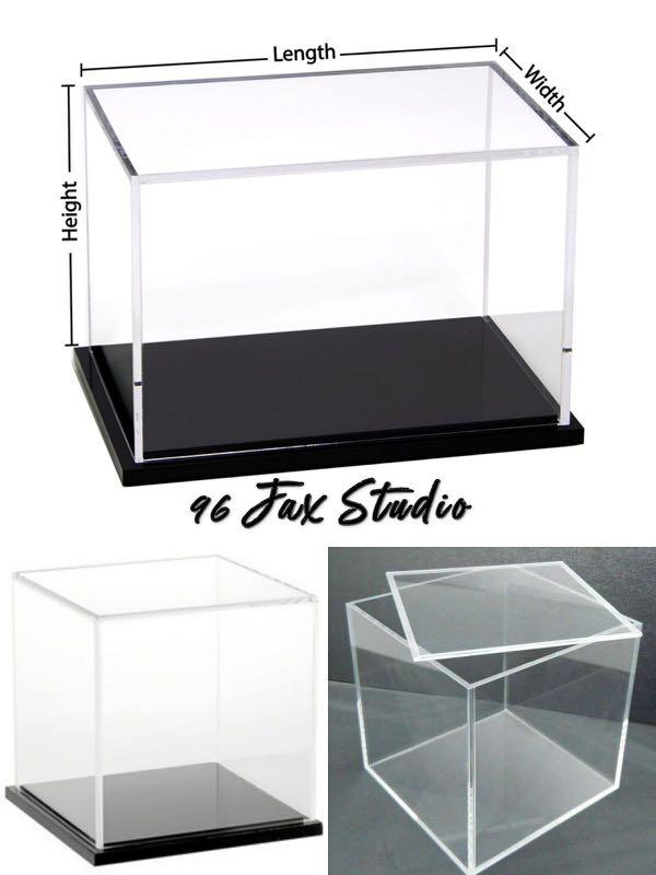 Customised Laser Cutting Acrylic Box (with or without handle) / Display ...