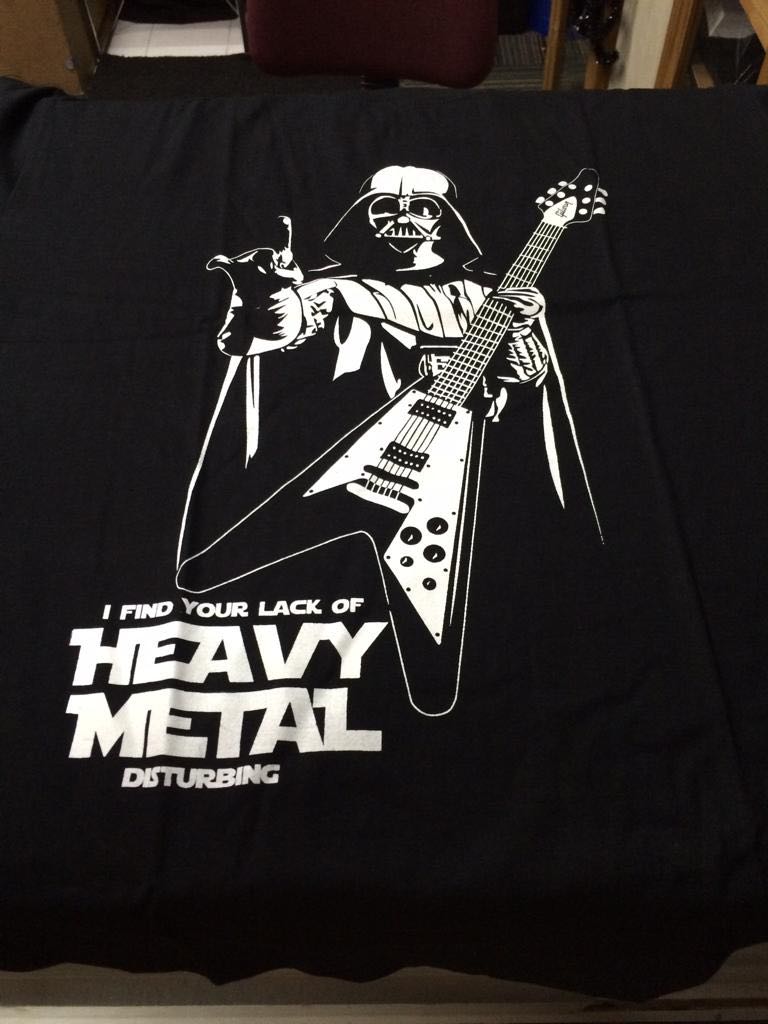 Darth Vader heavy metal, Men's Fashion, Tops & Sets, Shirts on Carousell