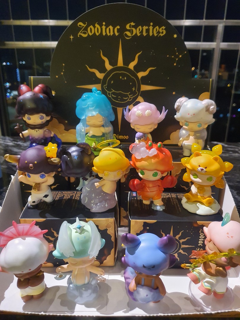 Dimoo zodiac/gemini series Popmart blind box (full set), Hobbies & Toys ...