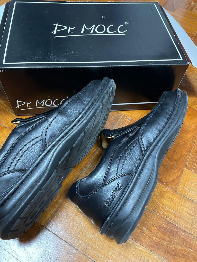 Dr Mocc Black Leather Shoes (Size 41), Men's Fashion, Footwear, Dress ...